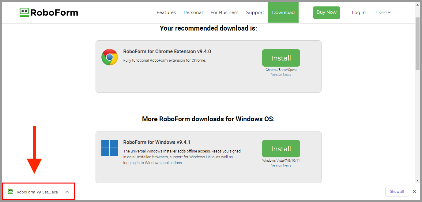 RoboForm (Windows): Installation and setup – RoboForm