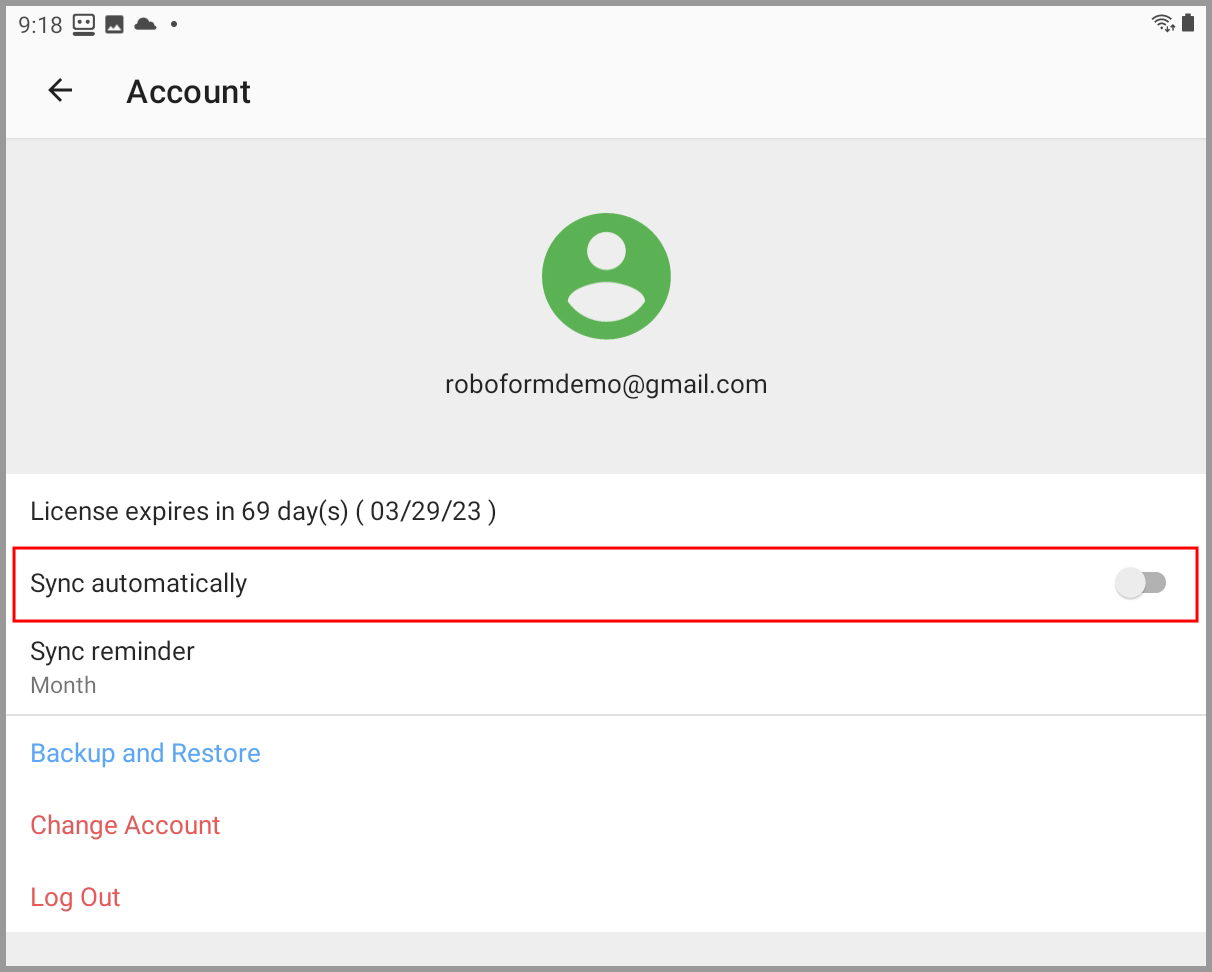 How do I turn off automatic sync? – RoboForm Help Center