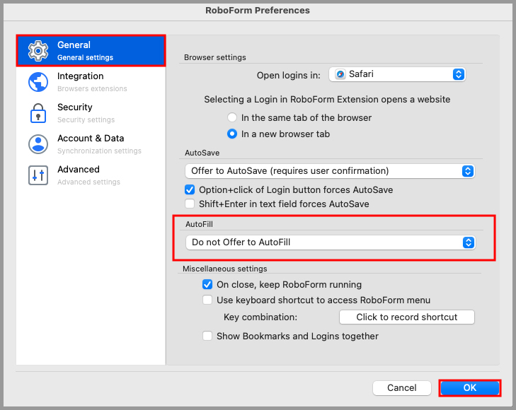 How to disable inplace AutoFill – RoboForm Help Center