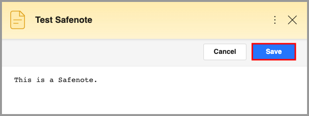 Creating a Safenote – RoboForm Help Center