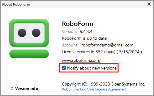 How to update your RoboForm – RoboForm Help Center