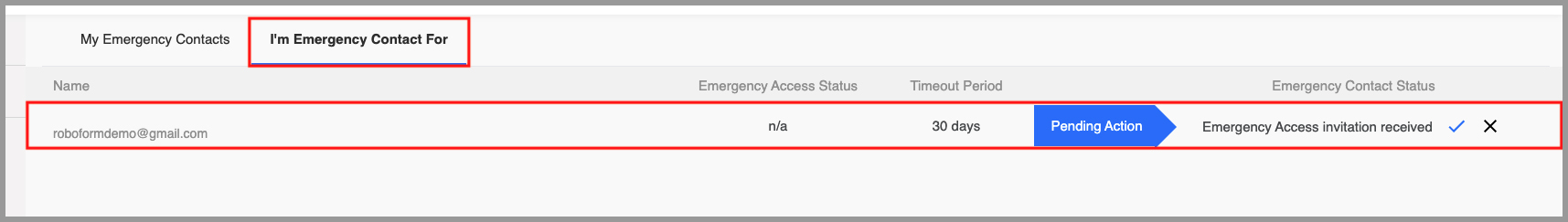 How to set up Emergency Access – RoboForm Help Center