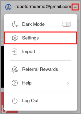 Using the Start Page – RoboForm Help Center