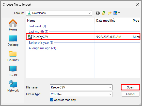 How To Export From True Key And Import Into Roboform Roboform Help Center