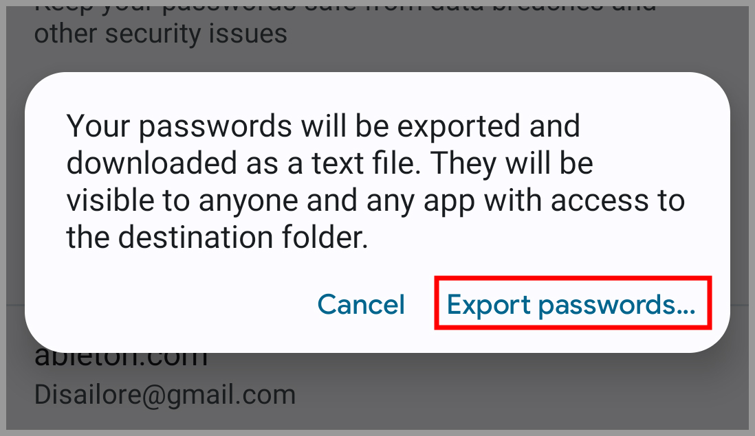 Importing your Passwords from Chrome on Android – RoboForm Help Center