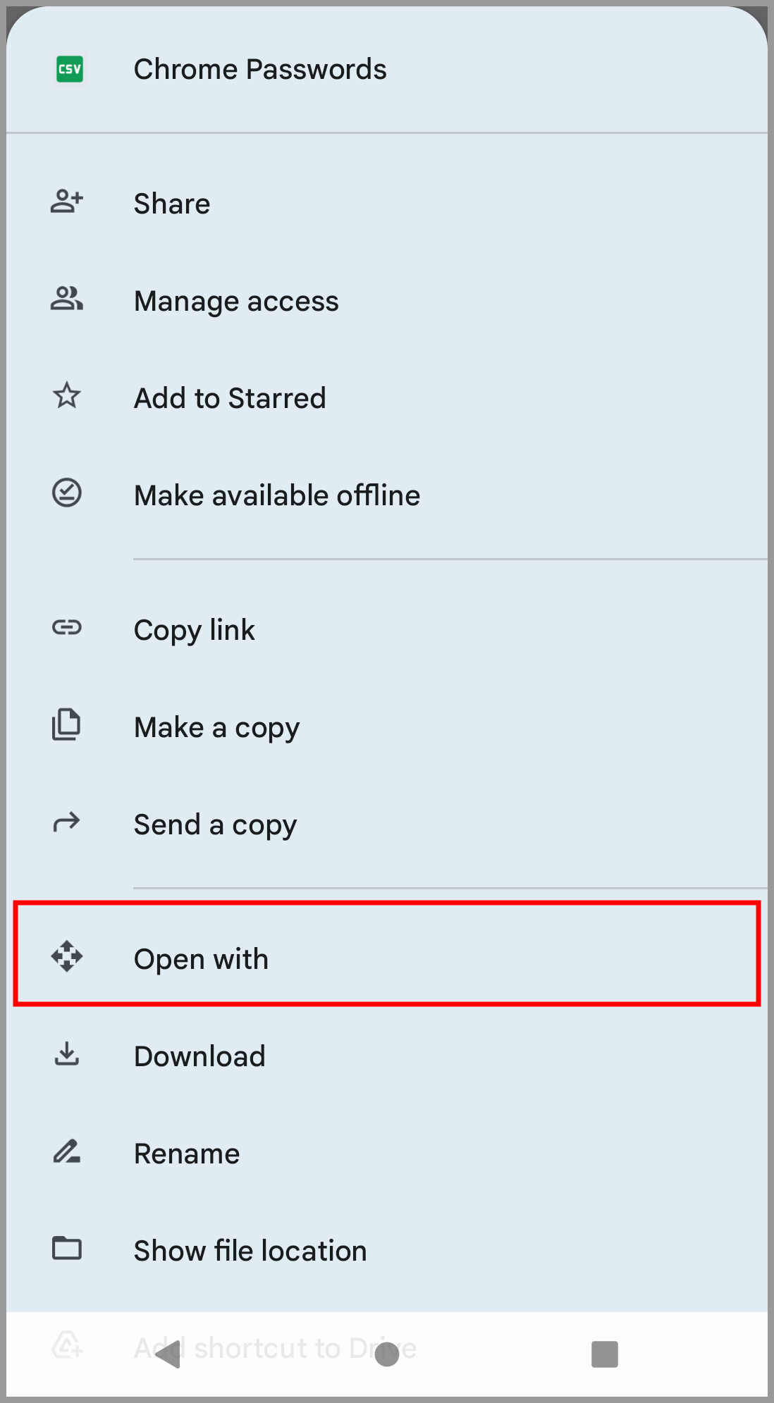 Importing your Passwords from Chrome on Android – RoboForm Help Center