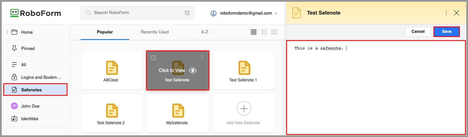 Using the Start Page – RoboForm Help Center