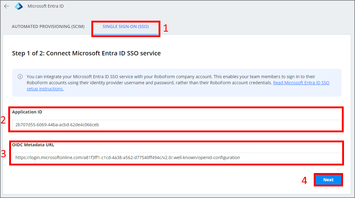 SSO integration with Azure/Entra – RoboForm Help Center