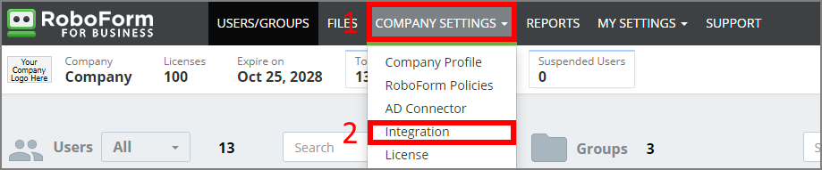 Sso Integration With Ping Identity Roboform Help Center