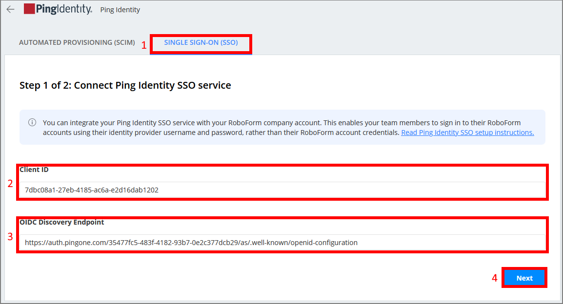 Sso Integration With Ping Identity Roboform Help Center