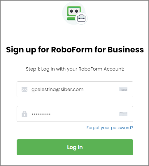 RoboForm account with my email already exists. – RoboForm Help Center