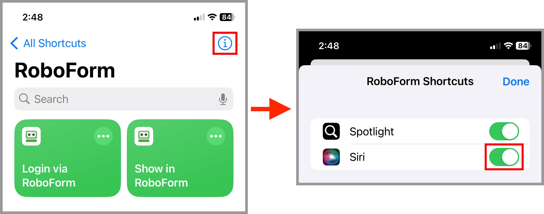 Voice Logins on iOS — How to Use RoboForm with Siri – RoboForm Help Center