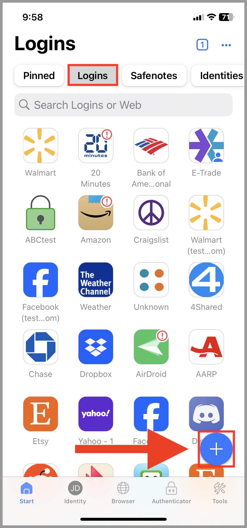How to create a Login on iOS – RoboForm Help Center