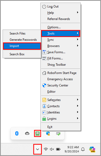 How To Export Microsoft Edge Passwords And Import Into Roboform