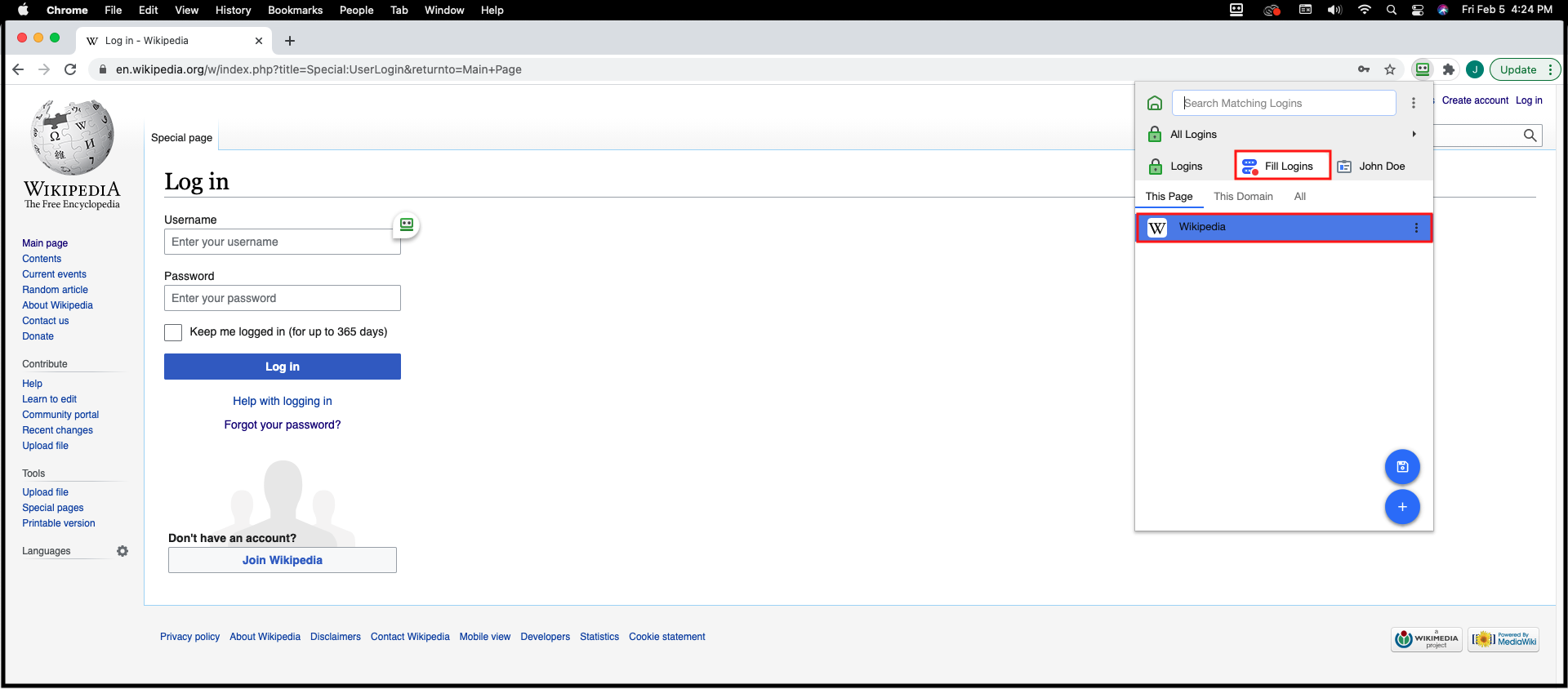 How to log in to a site – RoboForm