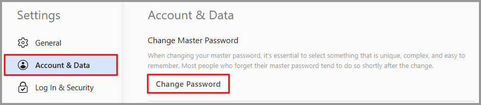 How do I change my Master Password? – RoboForm Help Center