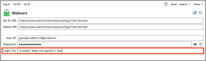 How to Create and Use a Login Tip – RoboForm