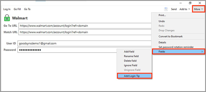How to Create and Use a Login Tip – RoboForm