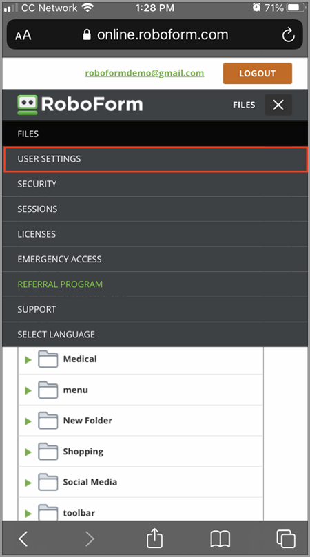 How to delete your RoboForm Account – RoboForm