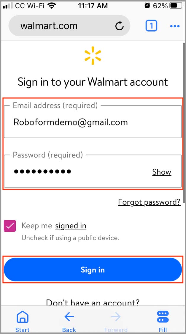 How to create a Login on iOS – RoboForm