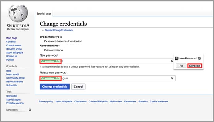 How to generate a random password – RoboForm