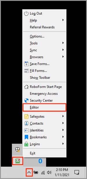 How do I print my RoboForm data – RoboForm
