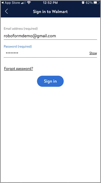 How to Use a Login on iOS – RoboForm